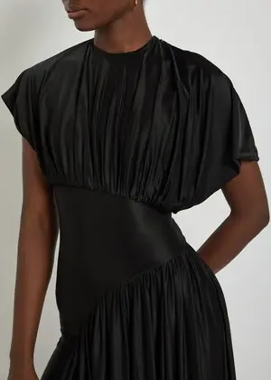 Rabanne Gathered Stretch-jersey Gown