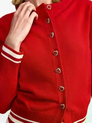 ASTON STUDIO Leonara Cardigan With Heart-shaped Buttons