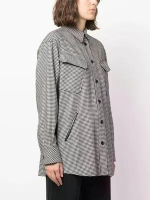 Iceberg Houndstooth Shirt Jacket
