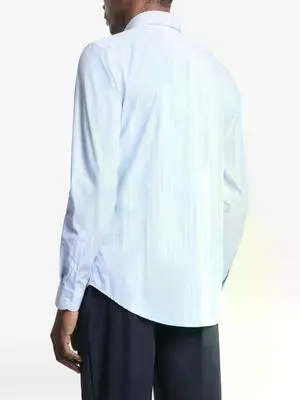 FAY Striped-pattern French-collar Shirt