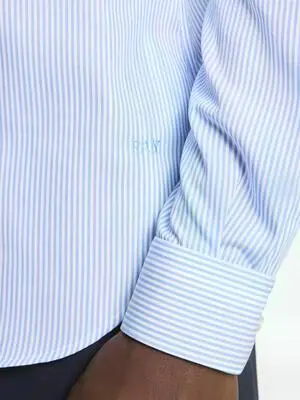 FAY Striped-pattern French-collar Shirt