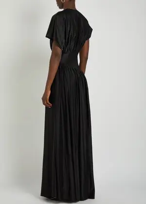 Rabanne Gathered Stretch-jersey Gown