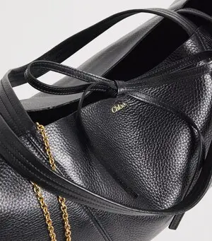 Chloé Calfskin Spin East-west Tote Bag