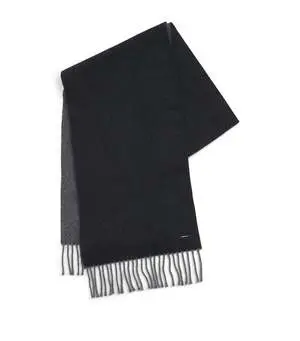 BOSS Cashmere Floris Scarf - Black