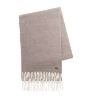 BOSS Cashmere Floris Scarf - Beige