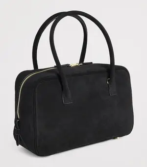 Sandro Suede Top-handle Bag - Black