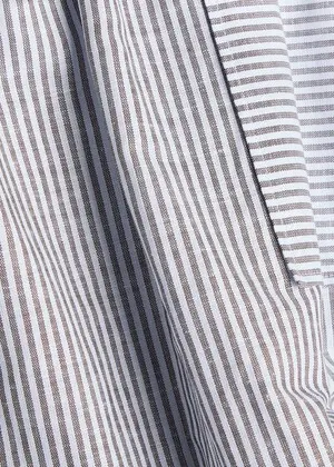 Max Mara Sumero Striped Linen-blend Midi Skirt