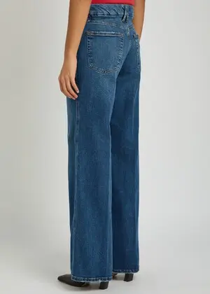 Good American High-rise Wide-leg Jeans