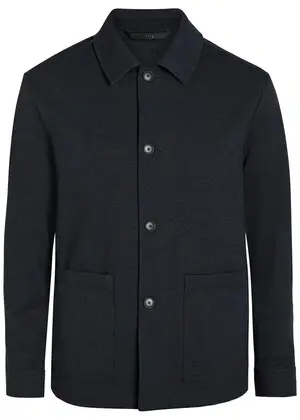 BOSS Piqué Jersey Jacket