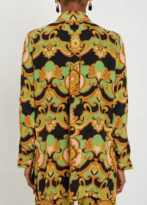 Etro Patterned Silk Shirt - Black