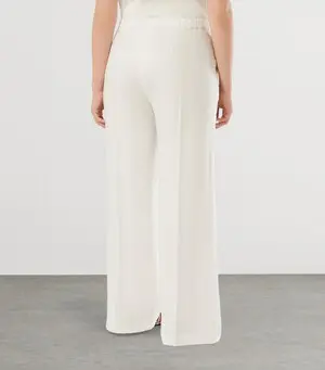 Marina Rinaldi Linen Straight Leg Trousers