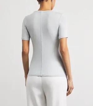 SKIMS Modal Sheer T-shirt - Grey