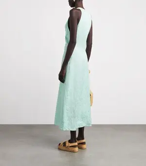 Sandro Floral-jacquard Maxi Dress