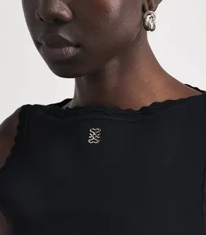 Sandro Boat-neck Mini Dress