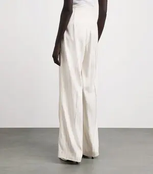 Sandro Striped Trousers - Beige