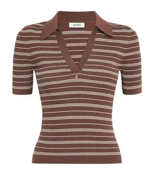 Sandro V Neck T-shirts For Women