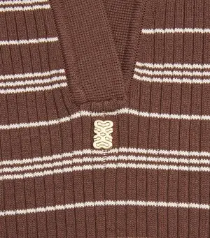 Sandro Striped Polo Shirt