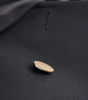 Sandro Virgin Wool Double-breasted Blazer - Black