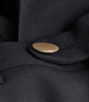 Sandro Wool Pleated Trousers - Black