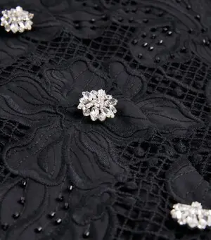 Sandro Embroidered Guipure Top
