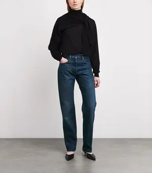 THE ROW Daciana Cropped Jeans - Blue