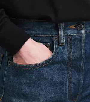 THE ROW Daciana Cropped Jeans - Blue