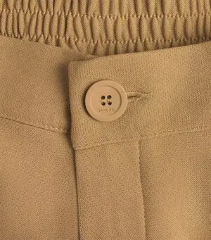 Sandro Stretch Jersey Trousers - Beige