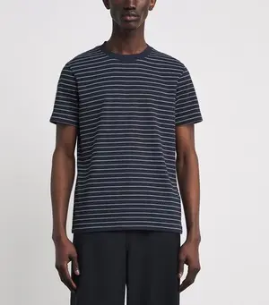 Sandro Cotton Sailor T-shirt - Blue