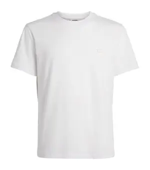 Sandro Cotton Logo T-shirt - Beige