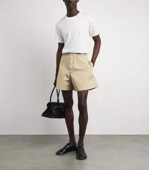 Sandro Cotton Logo T-shirt - Beige
