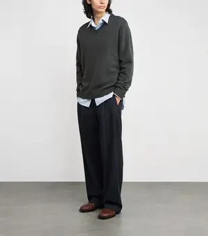 THE ROW Memphis Cashmere Sweater - Grey