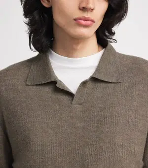 THE ROW Morand Cashmere Top - Beige