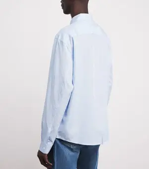 FRAME Relaxed Stripe Shirt - Blue