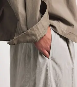 THE ROW Malaya Silk-blend Trousers - Grey