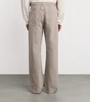 THE ROW Siouxie Straight Jeans - Grey