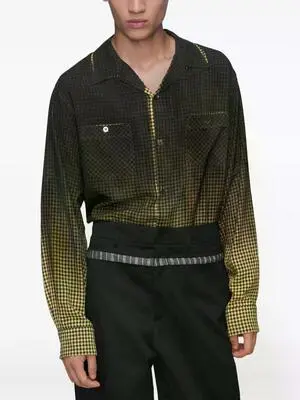 MAISON MARGIELA Gradient Check-pattern Shirt