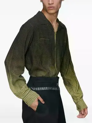 MAISON MARGIELA Gradient Check-pattern Shirt
