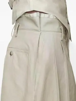 MAISON MARGIELA Pleated Wide-leg Shorts