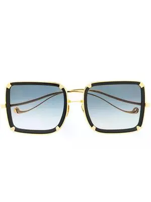 Anna-Karin Karlsson Oversized Square Frame Sunglasses - Black