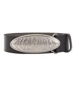 PLEASURES Bubble Logo Belt - Black
