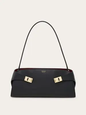 FERRAGAMO Hug East-west Shoulder Bag - Black