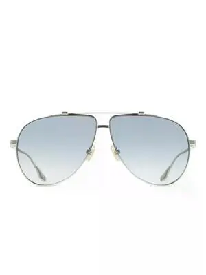 Victoria Beckham Pilot-frame Sunglasses - Grey