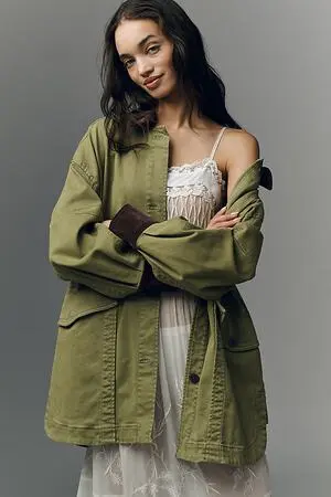PILCRO Oversized Barn Coat Jacket