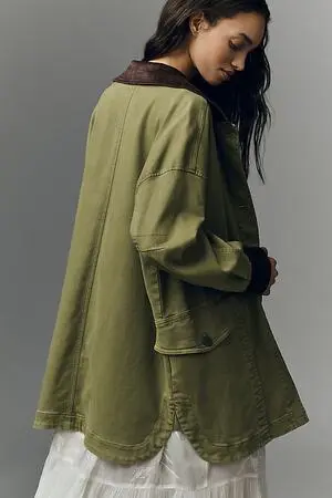 PILCRO Oversized Barn Coat Jacket