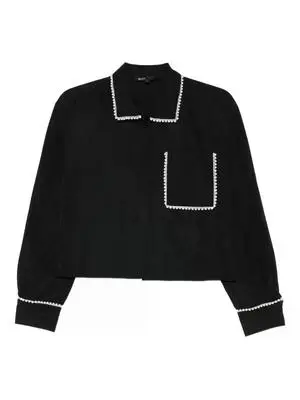 Maje Braid-trim Shirt