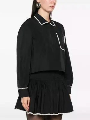 Maje Braid-trim Shirt