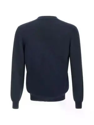 GRAN SASSO V-neck Button Cardigan - Blue