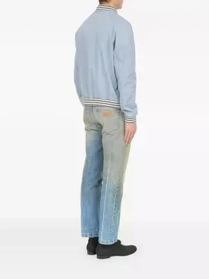 MAISON MARGIELA Ribbed-trim Logo Jacket