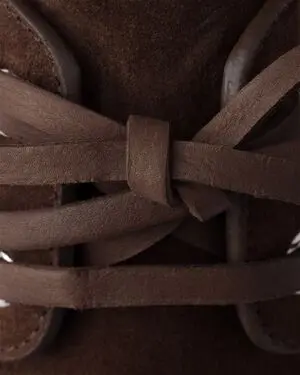 Prada Suede Boat Shoes - Brown