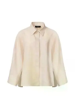 Fabiana Filippi Monili Trim Long Sleeve Shirt - Neutrals